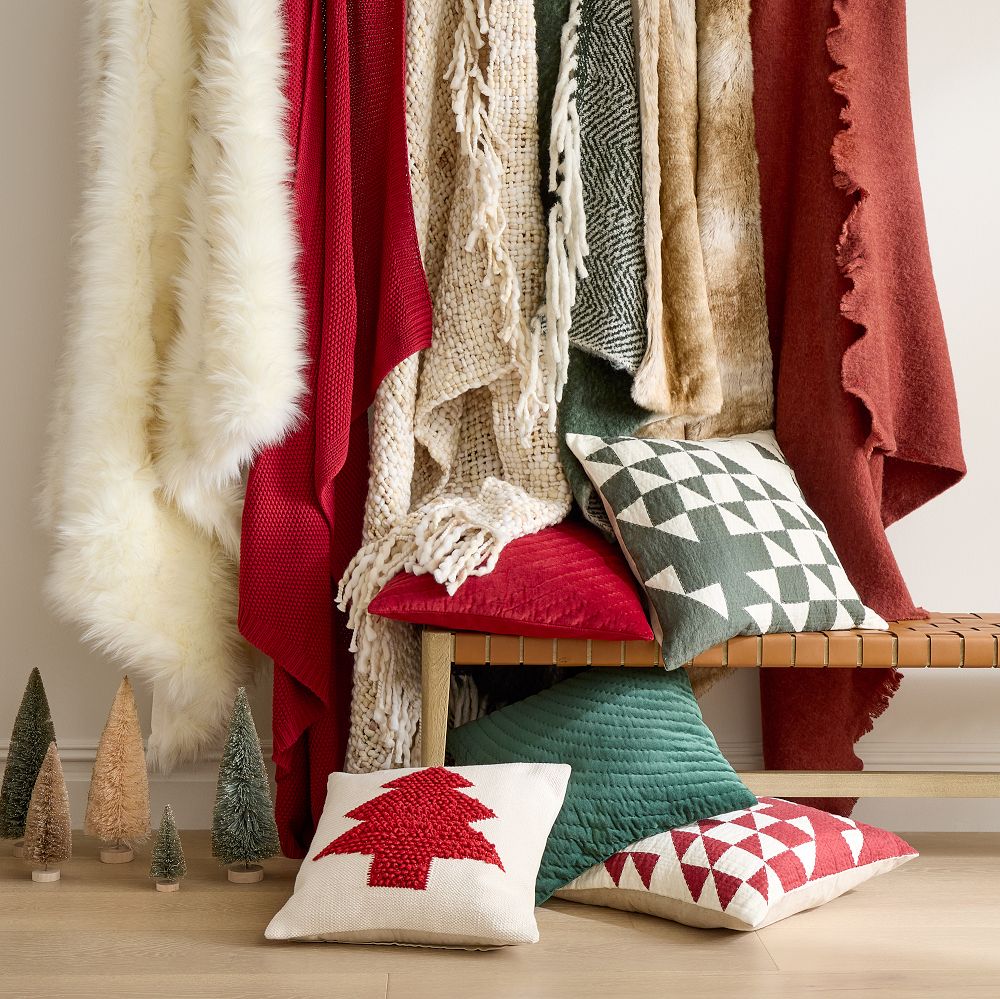 Marled Basketweave Throw | West Elm