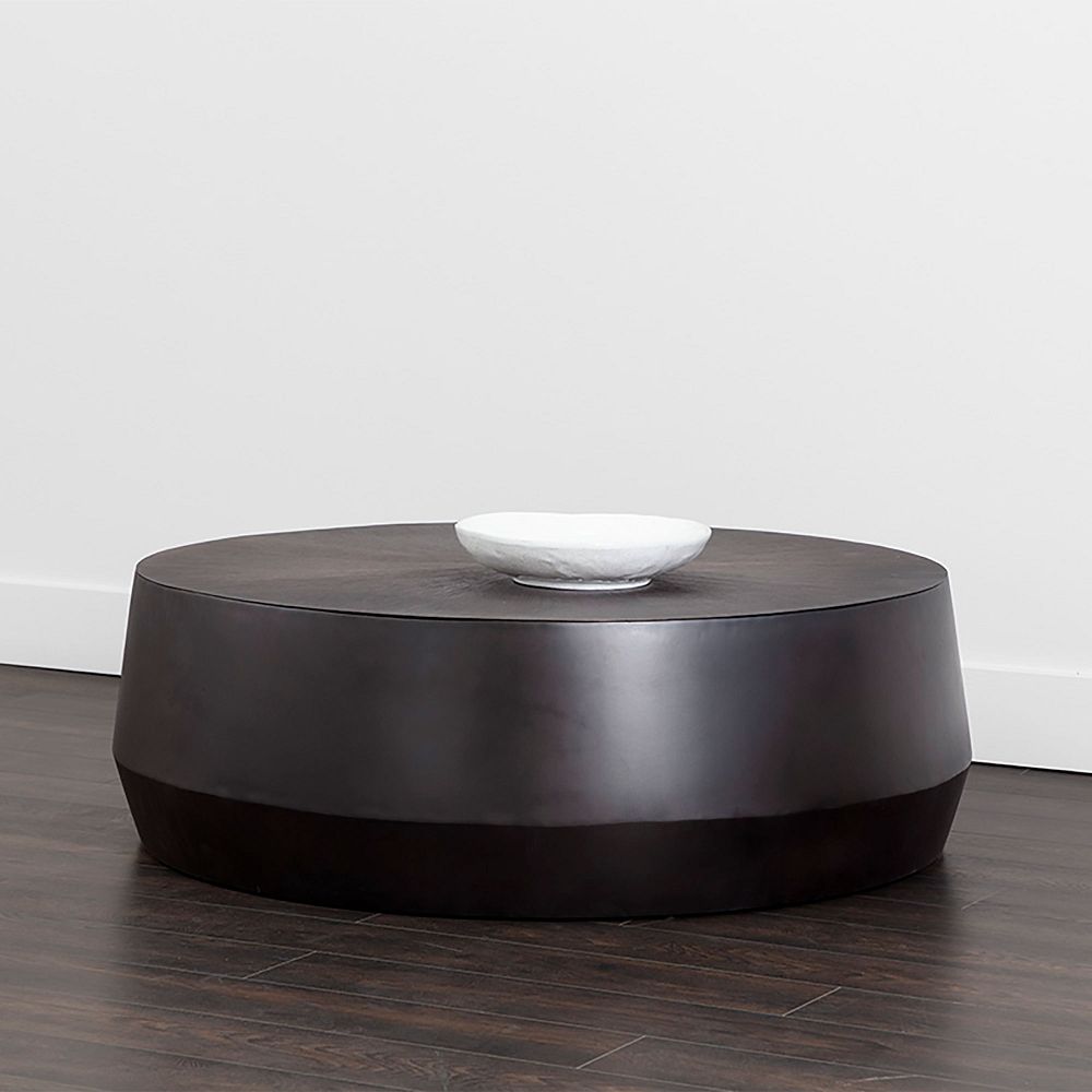 Hand-Hammered Aluminum Coffee Table | West Elm