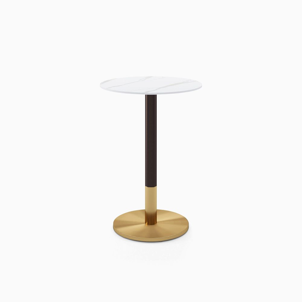 Orbit Restaurant Round Bar Table - Porcelain | West Elm