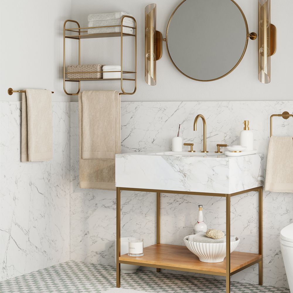 Streamline Marble Single Bathroom Vanity (31.5") | West Elm