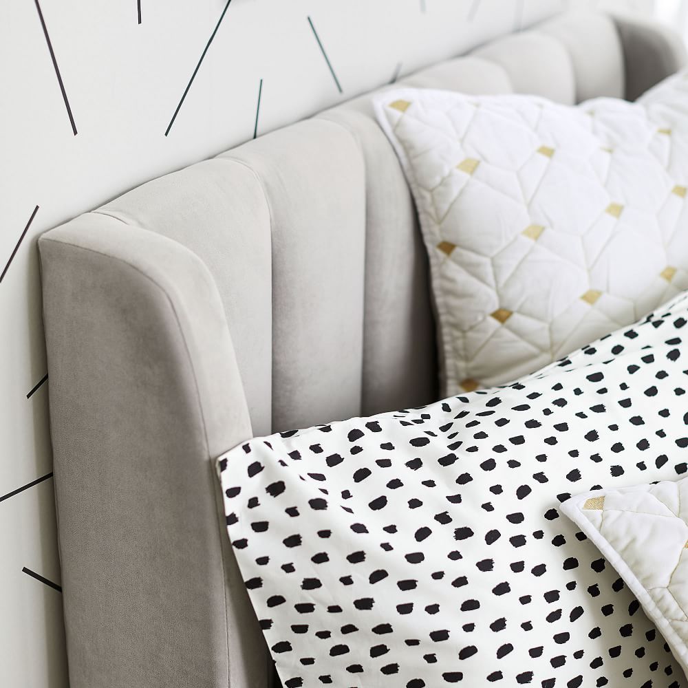 Organic Brushstroke Dot Sheet Set | West Elm
