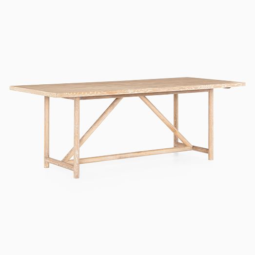 Modern Oak Rectangle Dining Table (84") | West Elm