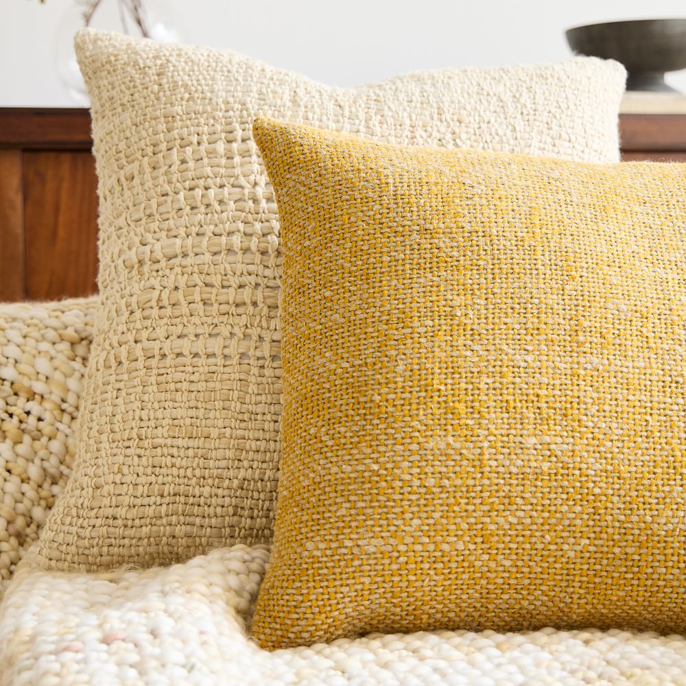 Cozy Two Tone Pillow Cover Set | West Elm