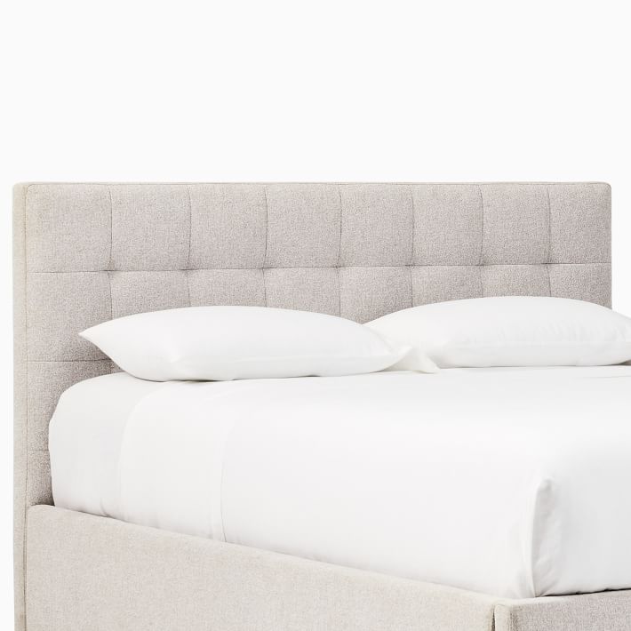 Emmett Side Storage Bed - Grid Tufted | West Elm