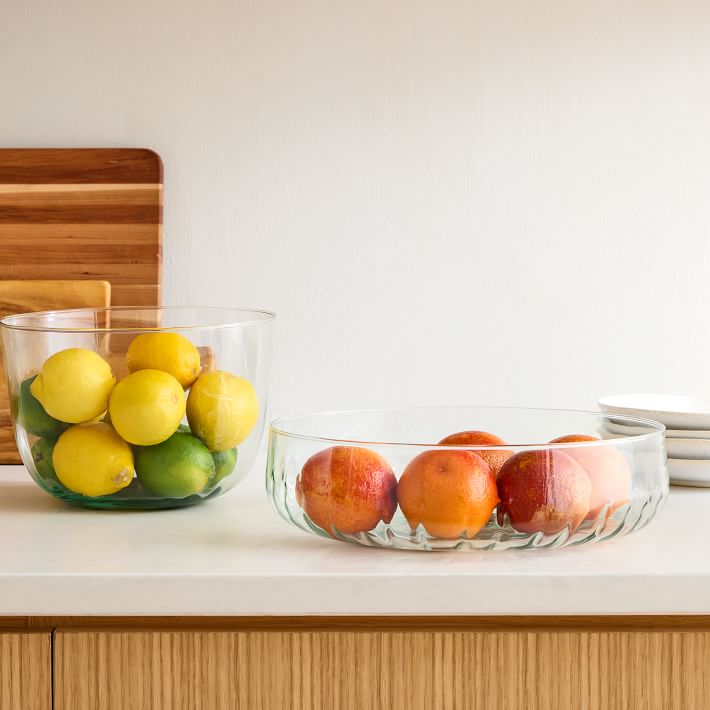 Mia Glass Serveware | West Elm