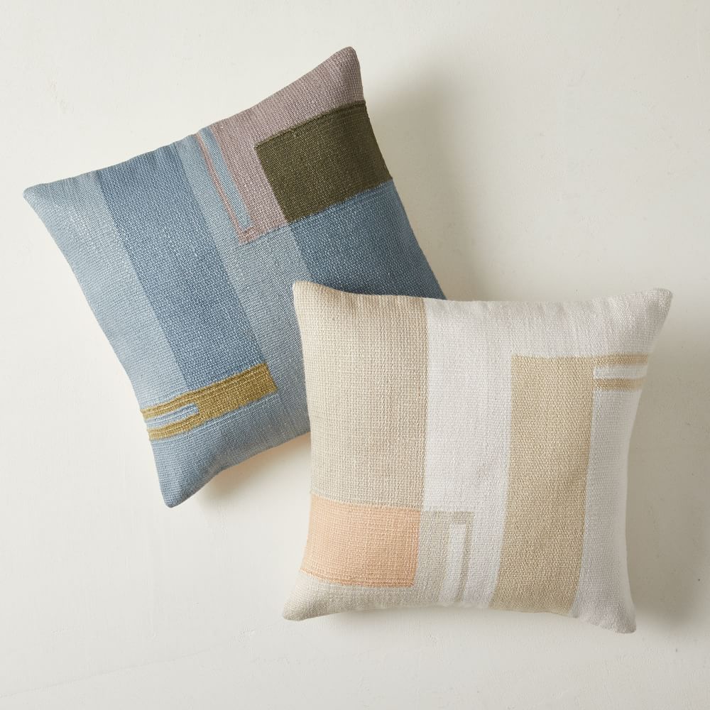 Soft Colourblock Pillow Cover | West Elm