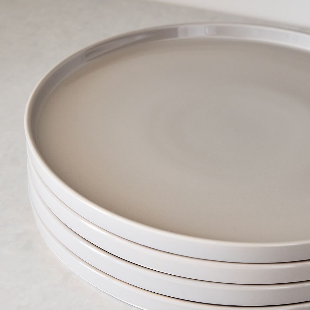 Straight-Sided Stoneware Dinner Plate Sets | West Elm