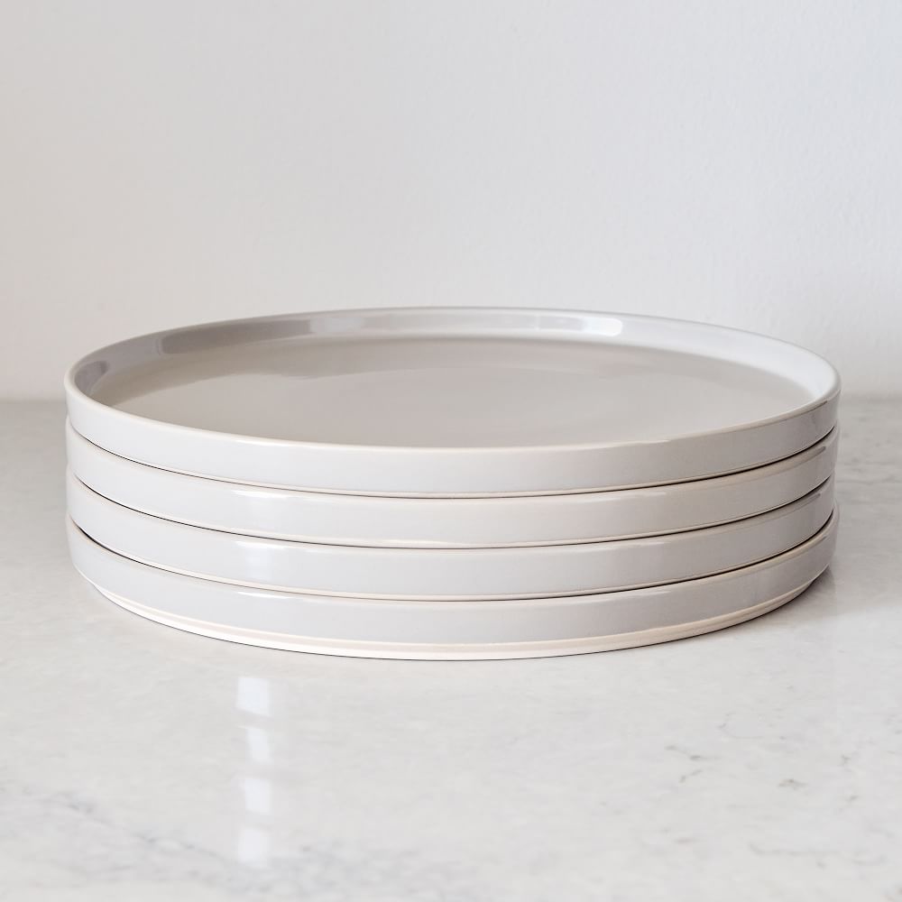 Straight-Sided Stoneware Dinner Plate Sets | West Elm