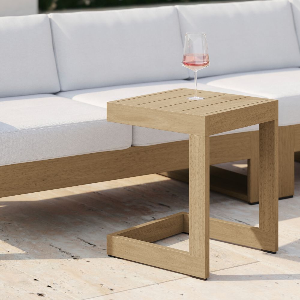 Portside Outdoor C-Side Table (17") | West Elm