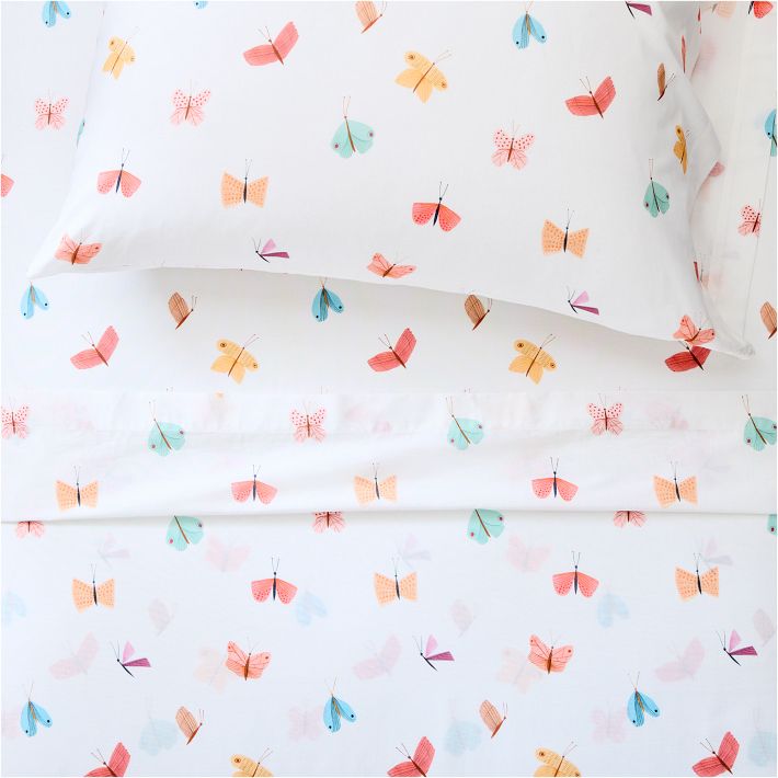 Spring Butterfly Sheet Set | West Elm