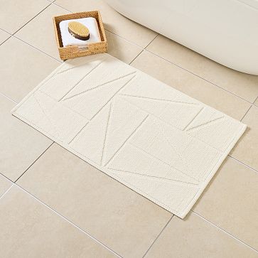 Triangle Sculpted Bath Mat | West Elm