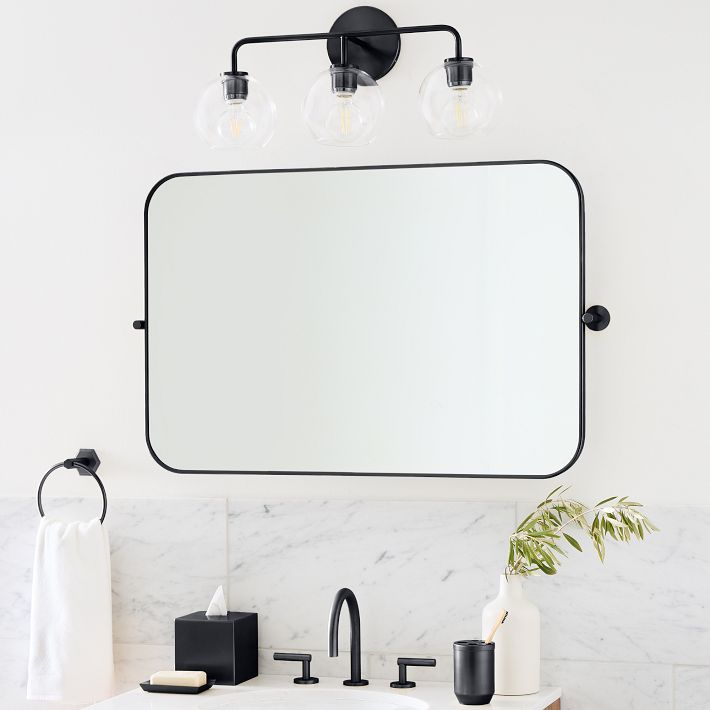 Metal Frame Pivot Mirror - Landscape | West Elm