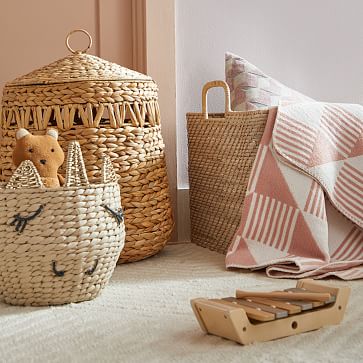 Boho Nursery Hamper | West Elm