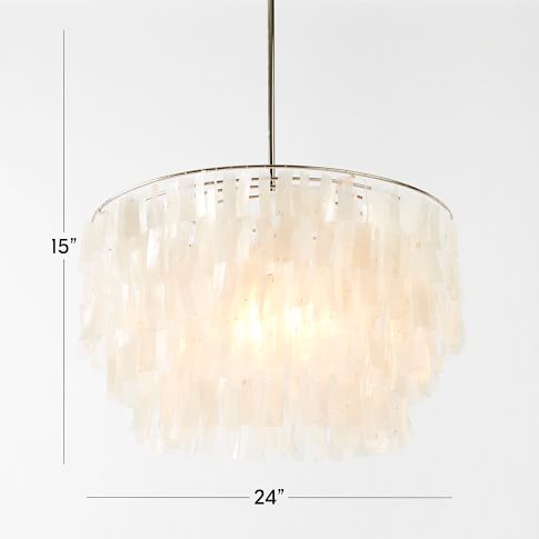 Capiz Round Chandelier (24") | West Elm