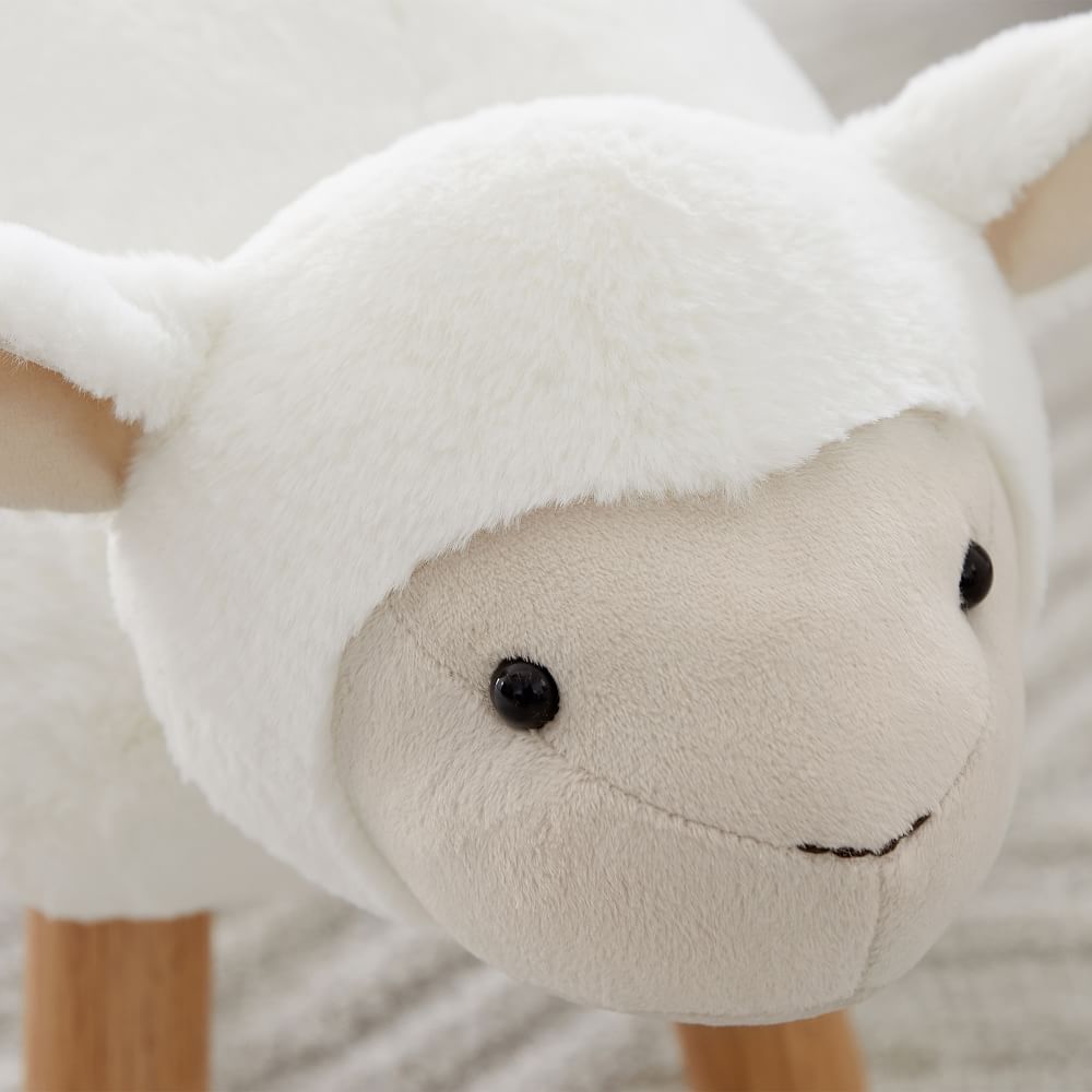 Lamb Critter Stool | West Elm