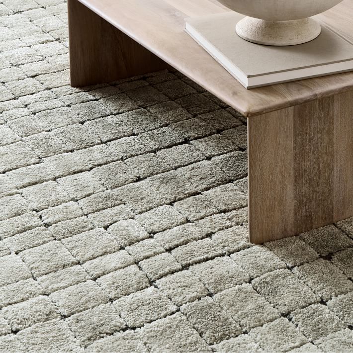 Broken Grid Easy Care Rug | West Elm