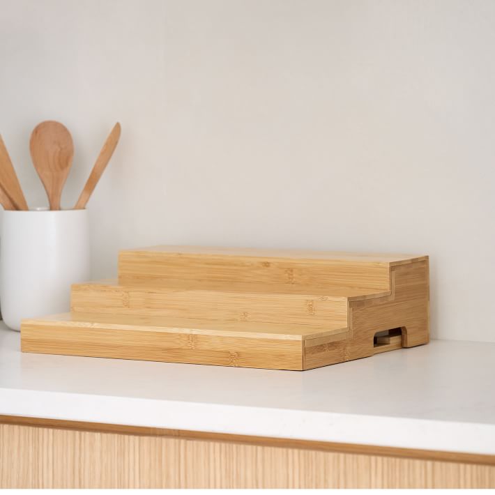 mDesign 3-Tier Bamboo Shelf | West Elm