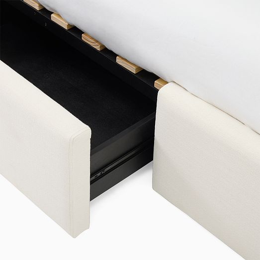 Freya Flange Side Storage Bed | West Elm