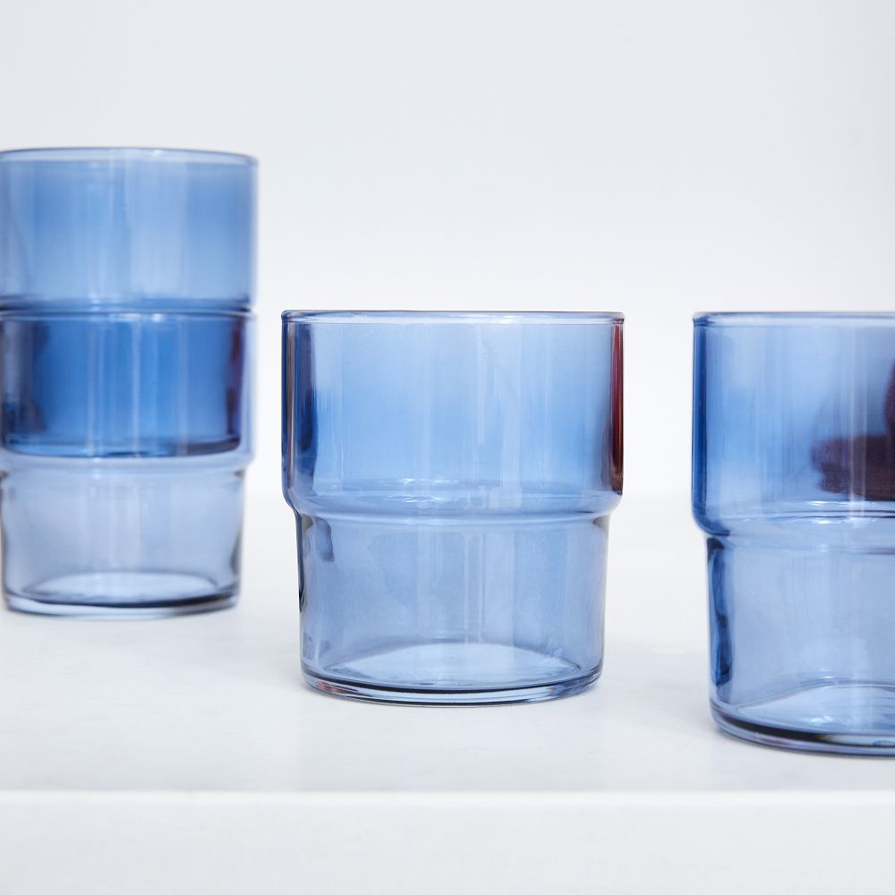 Essential Stacking Drinking Glasses | West Elm