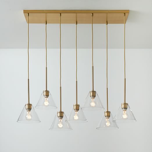 Build Your Own - Sculptural 7-Light Chandelier | West Elm