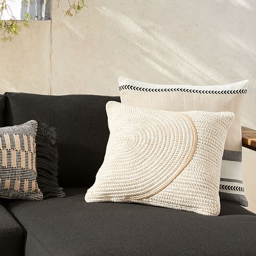 Woven Arches Indoor/Outdoor Pillow | West Elm
