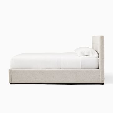 Emmett Side Storage Bed - Grid Tufted | West Elm
