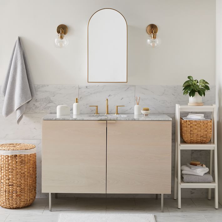 Modern Bath Ladder Storage | West Elm