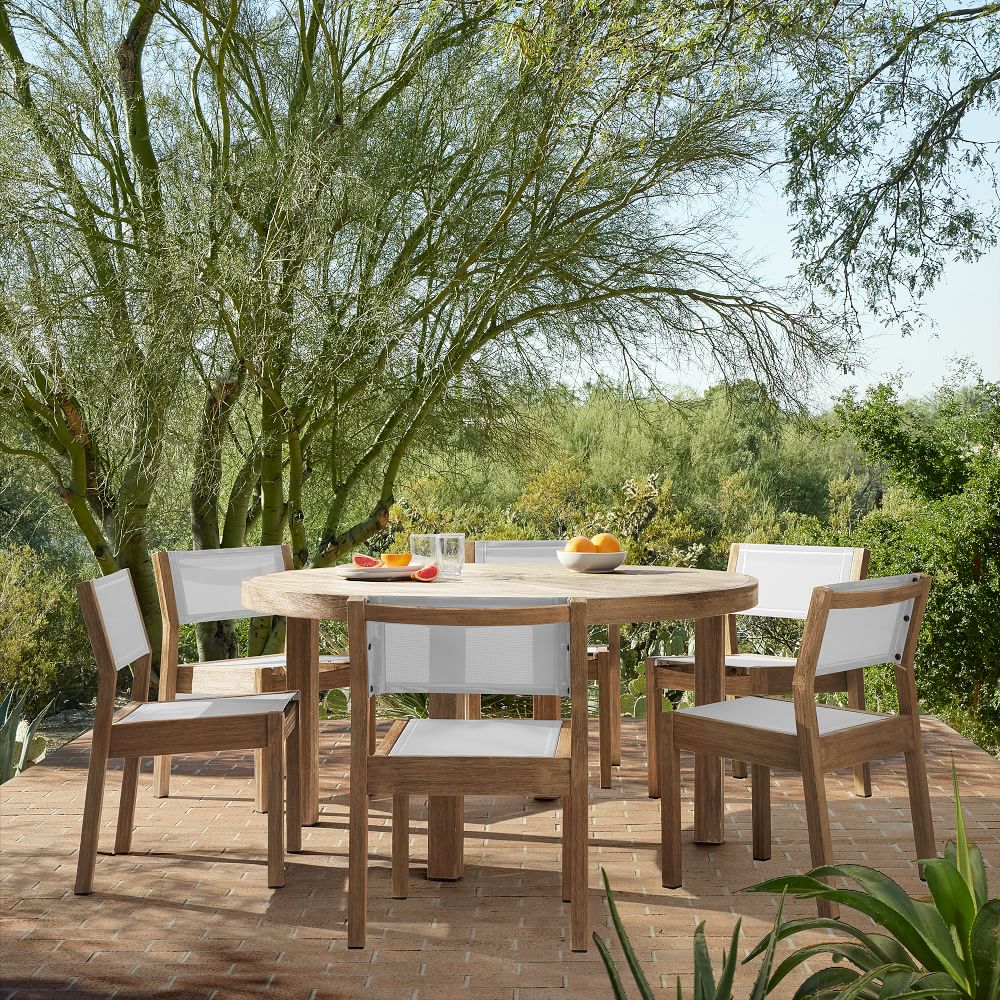Portside Outdoor Round Dining Table (48"–60") | West Elm