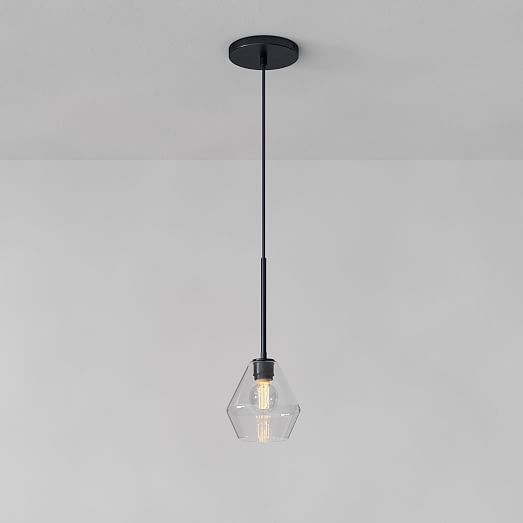 Sculptural Geo Plug-In Pendant | West Elm
