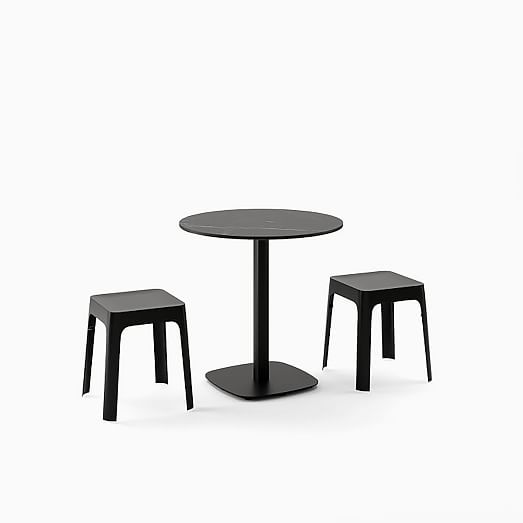 Gable Indoor/Outdoor Bistro Table - Round | West Elm