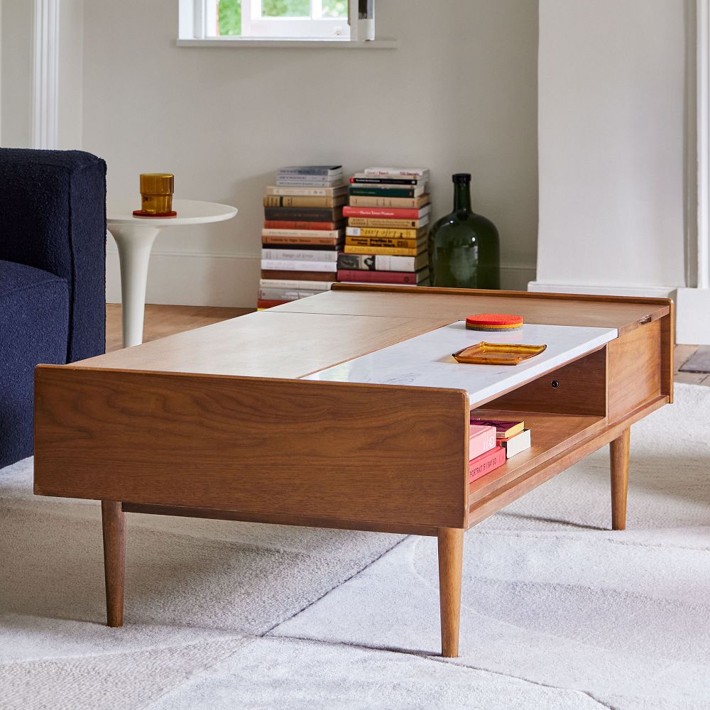 Mid-Century Pop-Up Coffee Table (48"–60") | West Elm