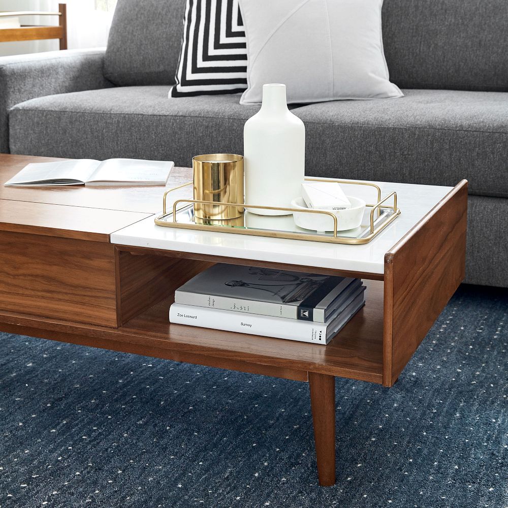 Mid-Century Pop-Up Coffee Table | Modern Living Room Furniture | West Elm