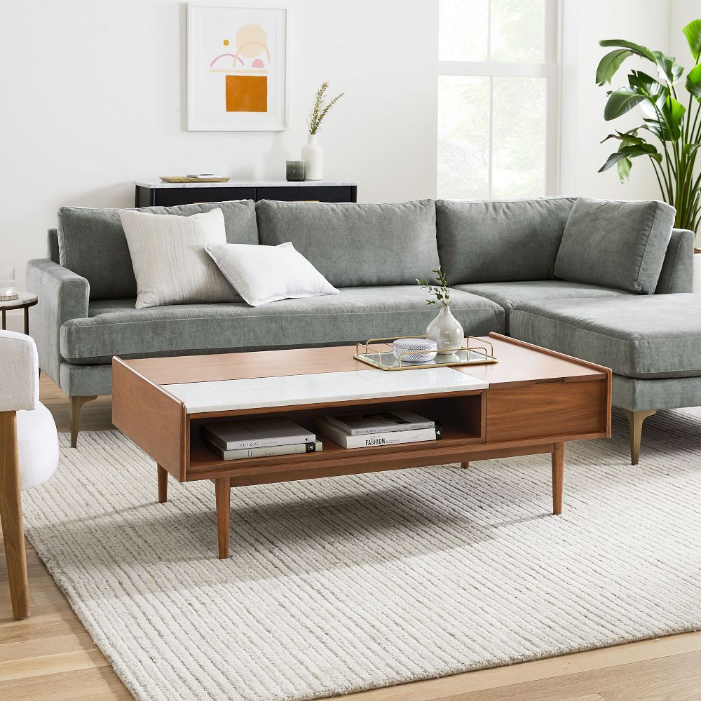 Mid-Century Pop-Up Coffee Table | Modern Living Room Furniture | West Elm