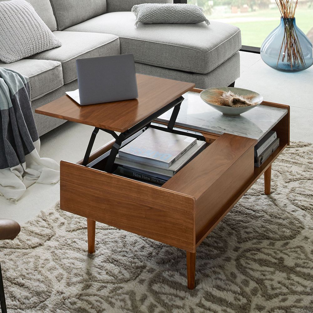 Mid-Century Pop-Up Coffee Table (48"–60") | West Elm