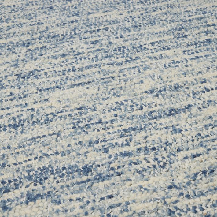 Mini Pebble Wool Jute Rug | West Elm