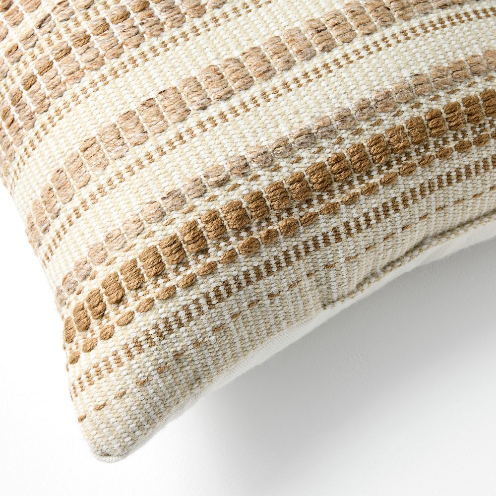 Mixed Texture Indoor/Outdoor Pillow | West Elm
