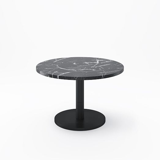 Orbit Restaurant Extra Large Round Dining Table (48"–60") - Faux Marble ...