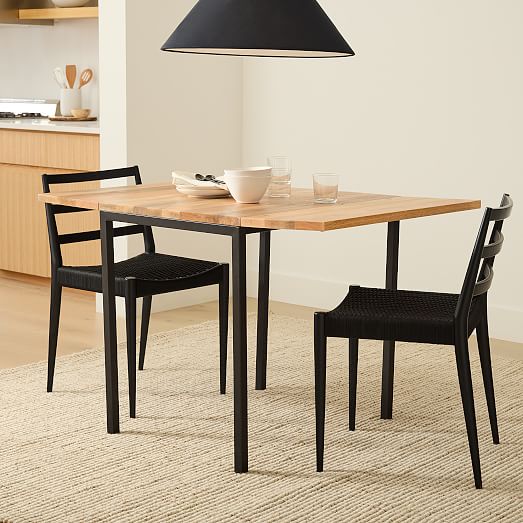 Box Frame Drop Leaf Expandable Table (24"–48") | West Elm