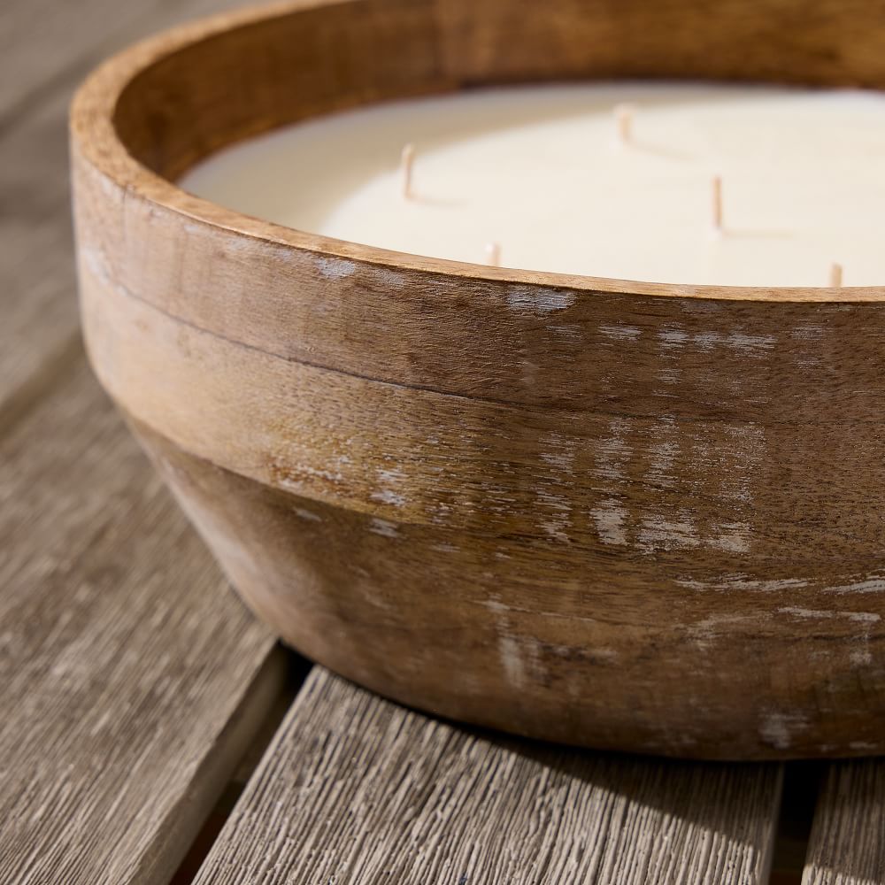 Wood Filled Candle | West Elm