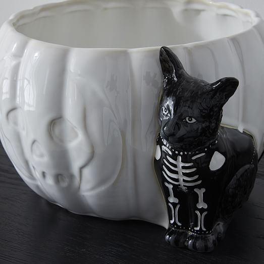 Dapper Animal Halloween Candy Bowl | West Elm