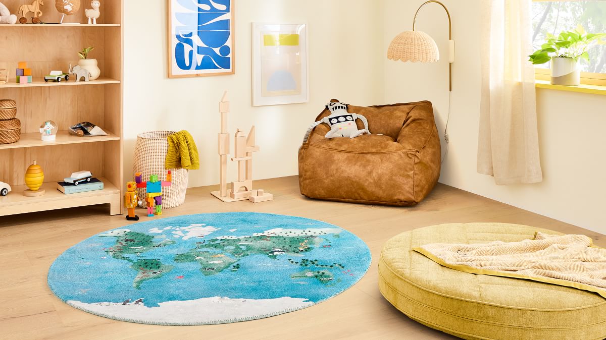 World Map Rug | West Elm