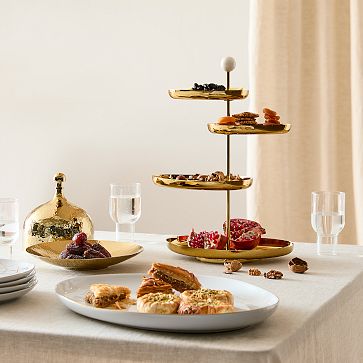 Hammered Brass Date Tray | West Elm