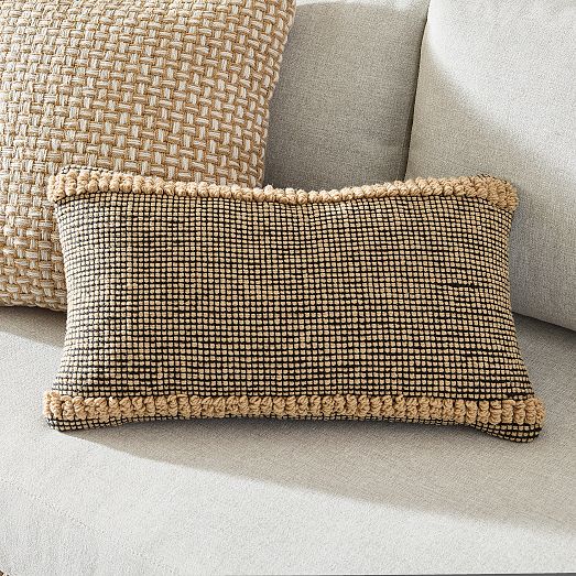 Knotted Border Indoor/Outdoor Pillow | West Elm