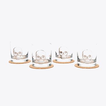 Counter Couture Skull Rocks Glass | West Elm