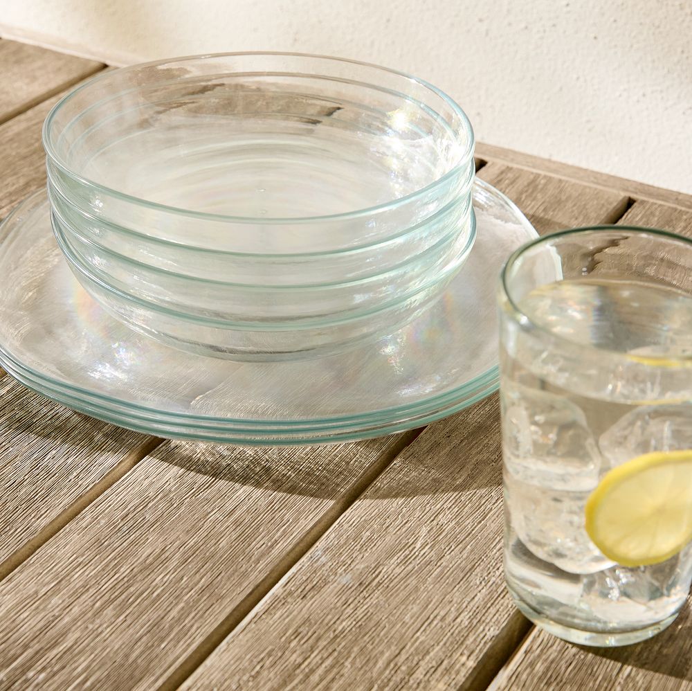 Organic Shaped Outdoor Acrylic Dinnerware Collection | West Elm
