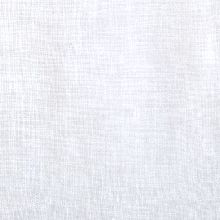 Custom Size European Flax Linen Cordless Roman Shade | West Elm