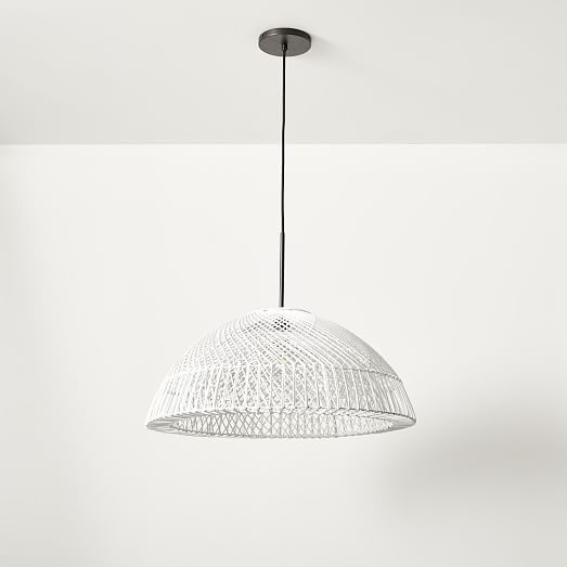 Wicker Dome Pendant (28") | West Elm