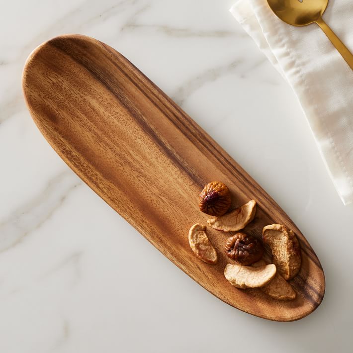 Organic Shaped Wood Serving Platters | West Elm
