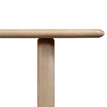 Solid Oak Rectangle Dining Table (88") | West Elm