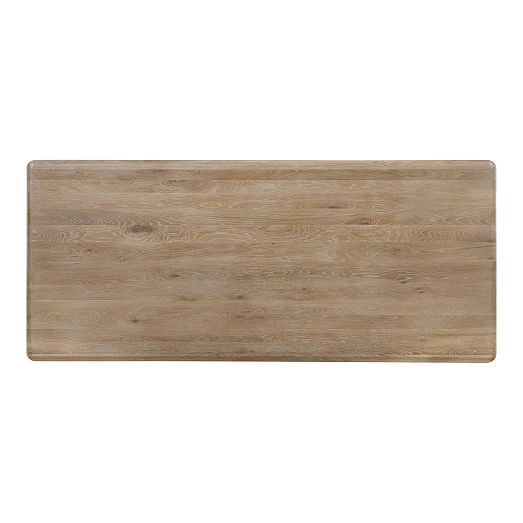 Solid Oak Rectangle Dining Table (88") | West Elm